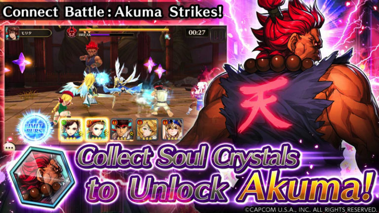 Valkyrie Connect Fantasy RPG Collabs with Street Fighter Series ...