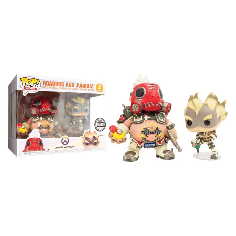 Activision Blizzard Funko Pop Roadhog and Junkrat Gaming Cypher ...