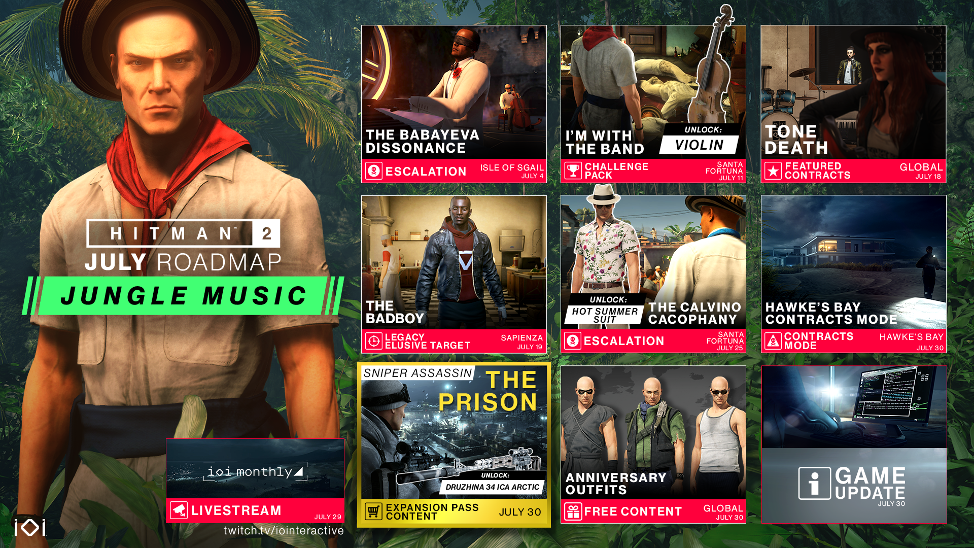 HITMAN 2 July 2019 Content Roadmap Reveals Next Sniper Assassin Map THE ...
