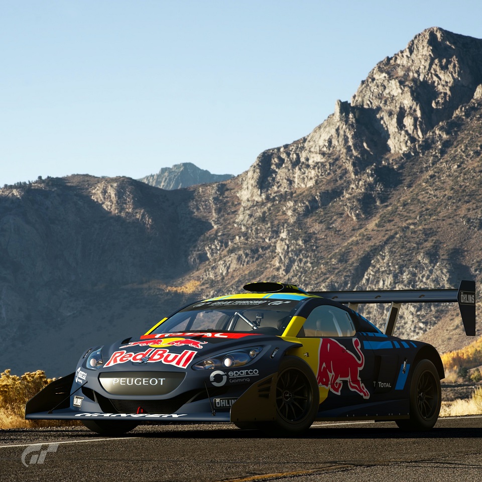 Red Bull Homestretch Timmy Hansen Road Car Peugeot Vision GT Gaming ...