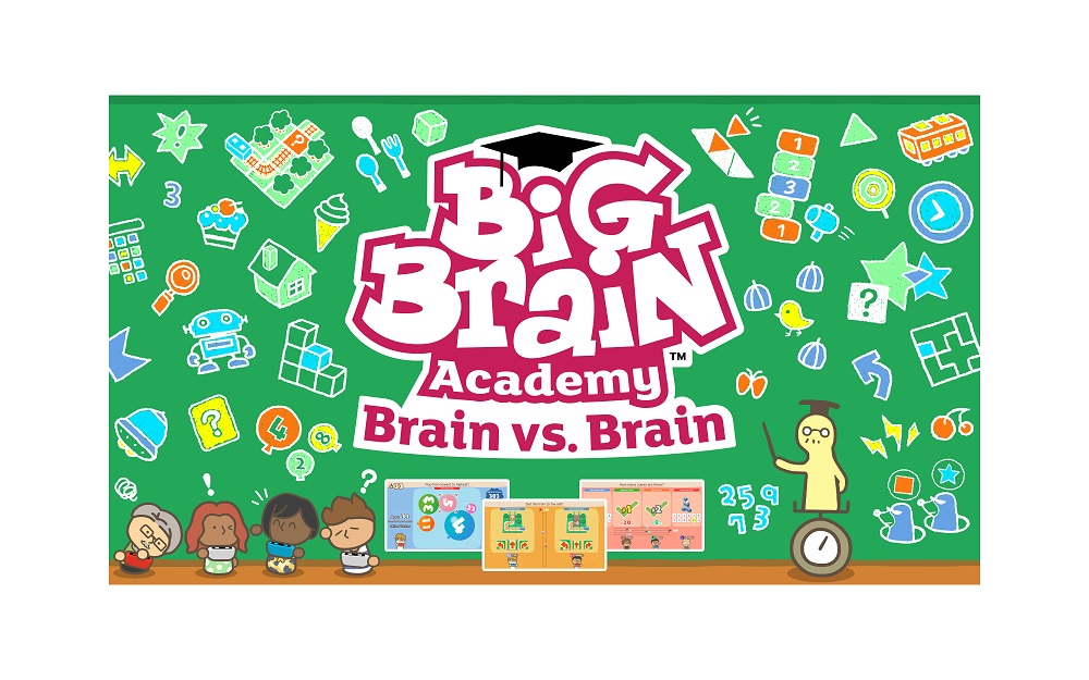 Big Brain Academy Brain vs. Brain Key Art Nintendo Switch Gaming Cypher ...